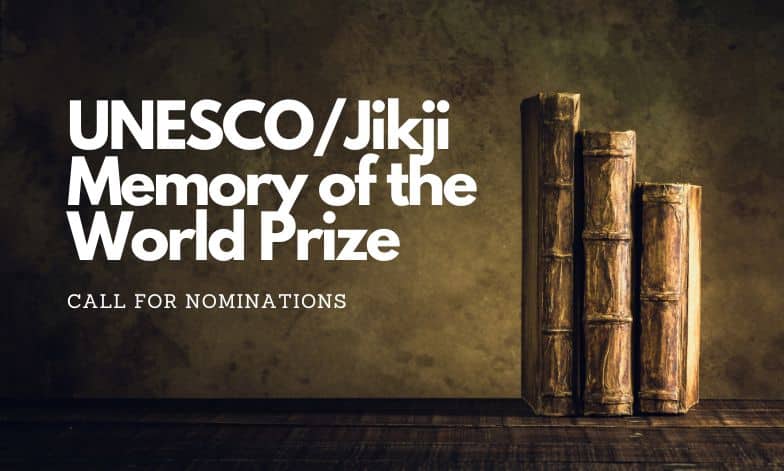 2024 UNESCO/Jikji Memory of the World Prize - United Nations Western Europe