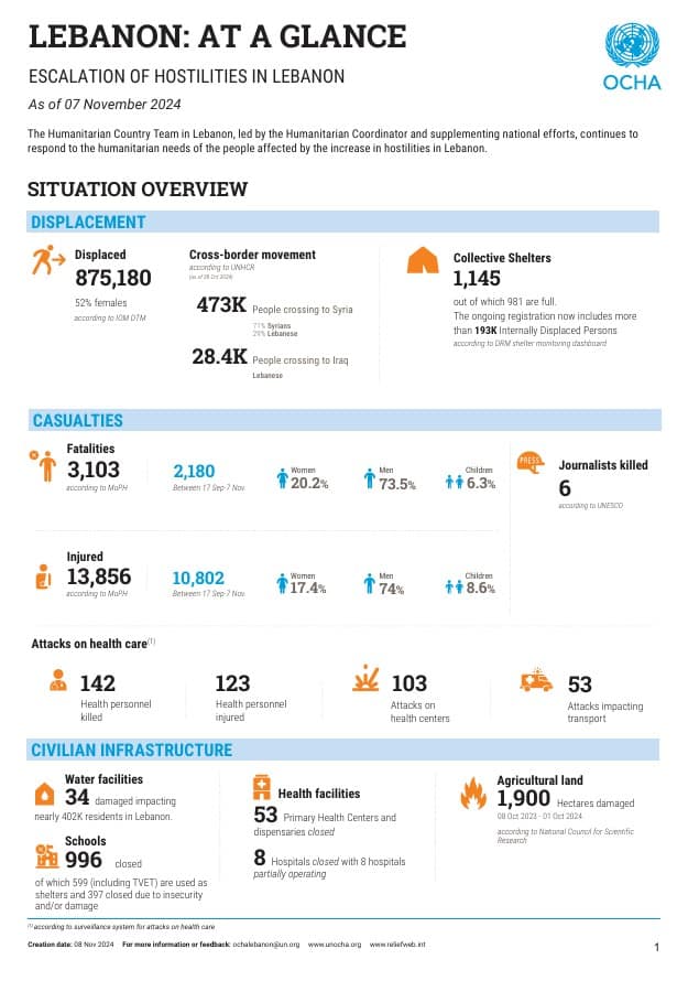 Gaza crisis infographics - United Nations
