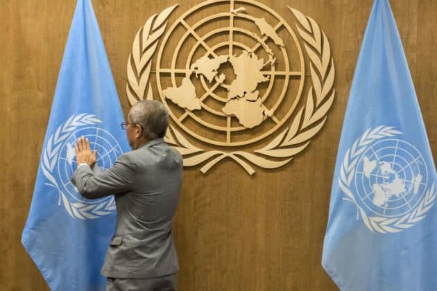 Logótipo e Bandeira da ONU - Nações Unidas - ONU Portugal